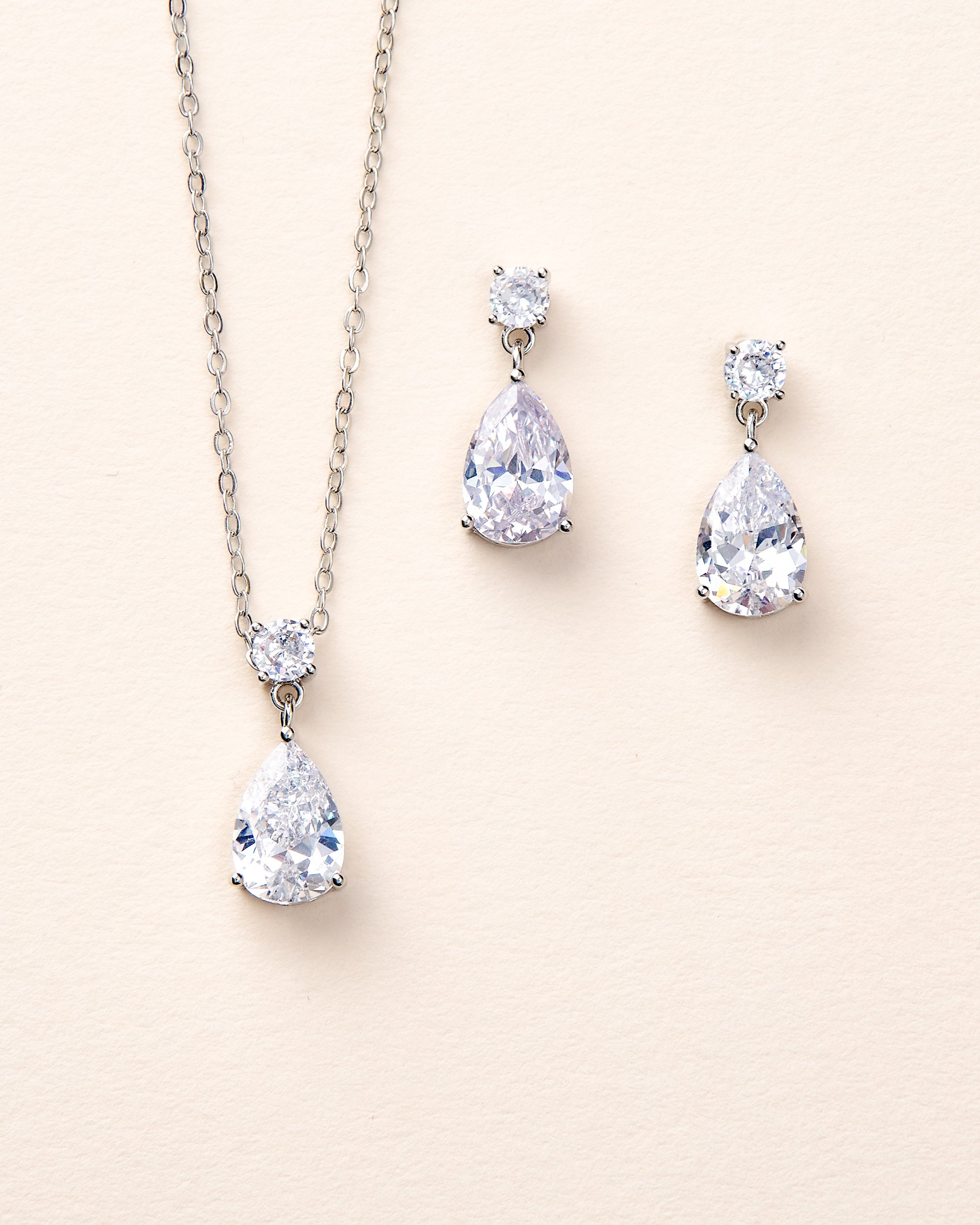 Dareth Colburn Gemma Jewelry Set | Bridal Earrings & Necklace | Elegant ...
