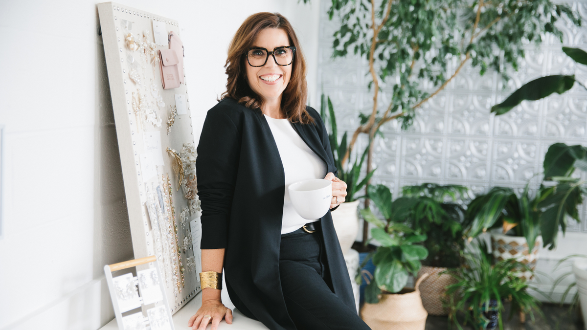 Sydney Floral CZ Earrings - Shop Bridal Accessories | Dareth Colburn